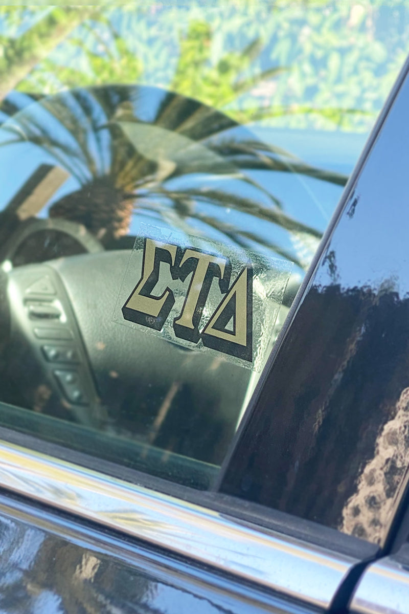 Gold Letter Car Decal – shopenglish.org